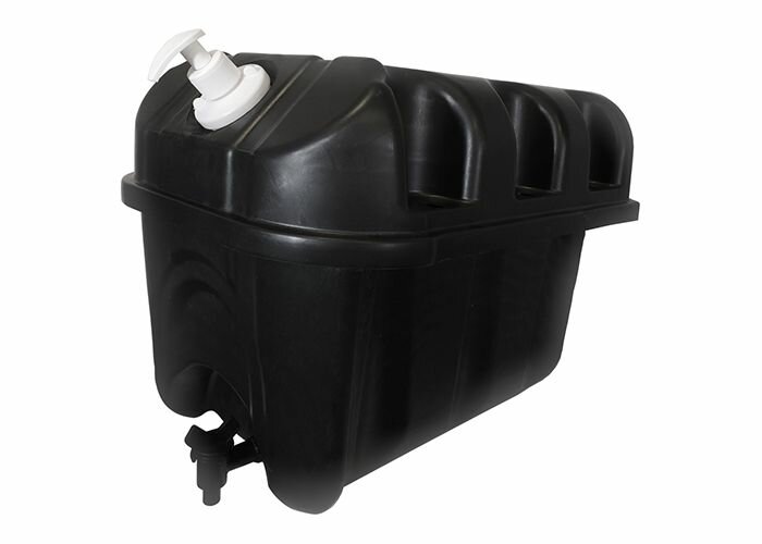 Бак автомобильный для воды рукомойник с краном и дозатором для мыла (30л) Турция