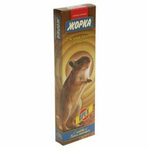 Жорка 0,07кг палочки медовые орех для грызунов (2шт)