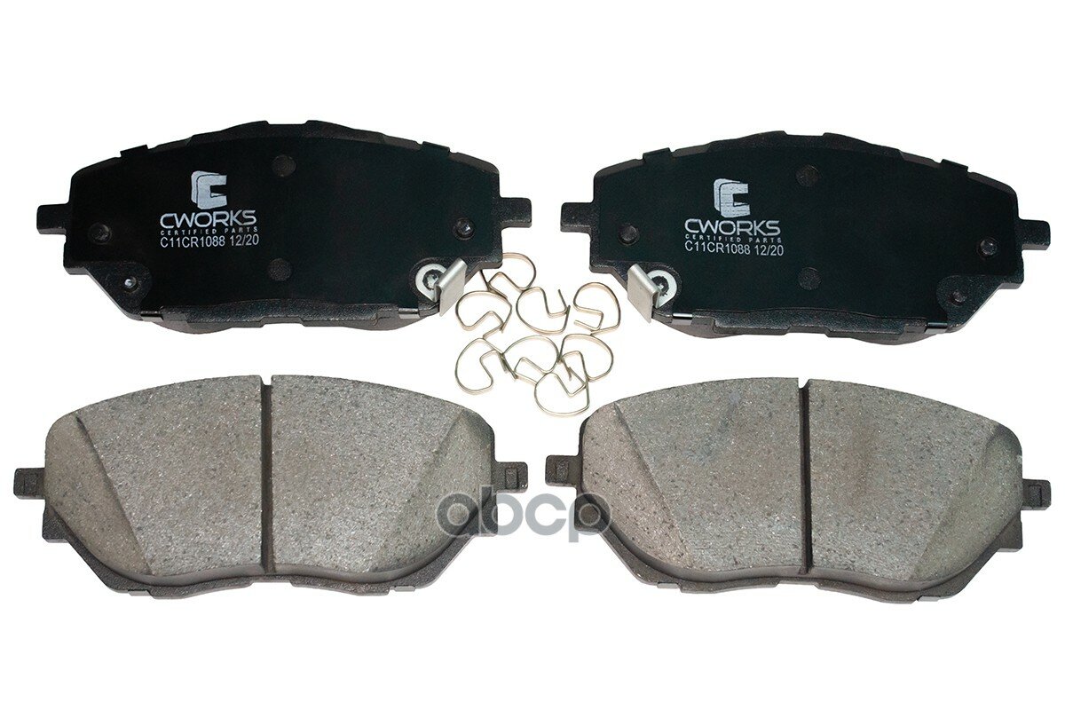 Тормозные колодки передние, Low Metallic CWORKS арт. C11CR1088