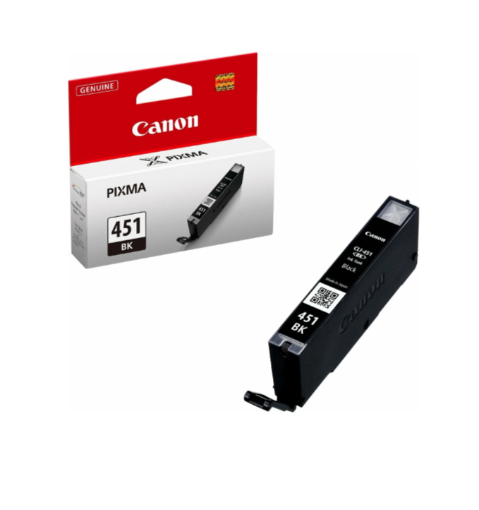 Картридж Canon CLI-451BK (6523B001), 337 стр, черный