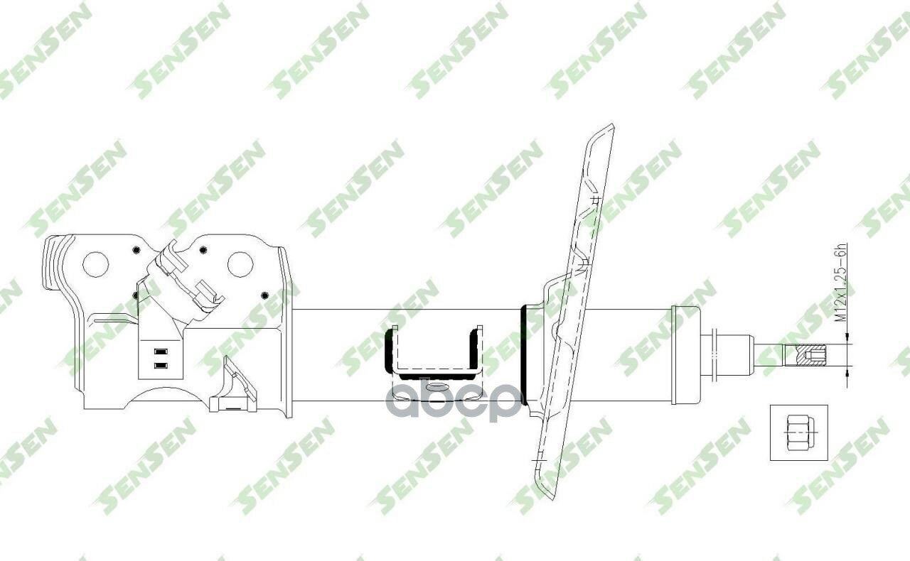 Амортизатор подвески Sensen арт. 42141484