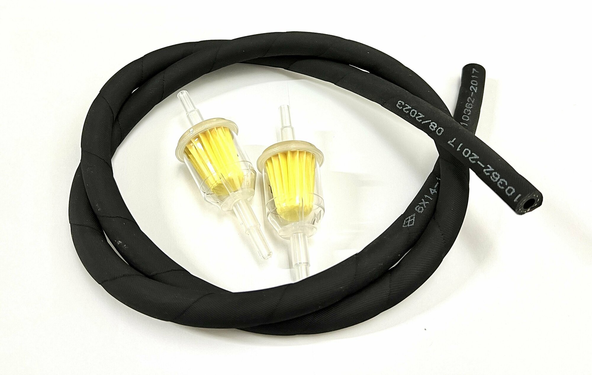 Бензошланг с 2 фильтрами на мотоцикл Урал, Днепр (длина 1,25 метра)