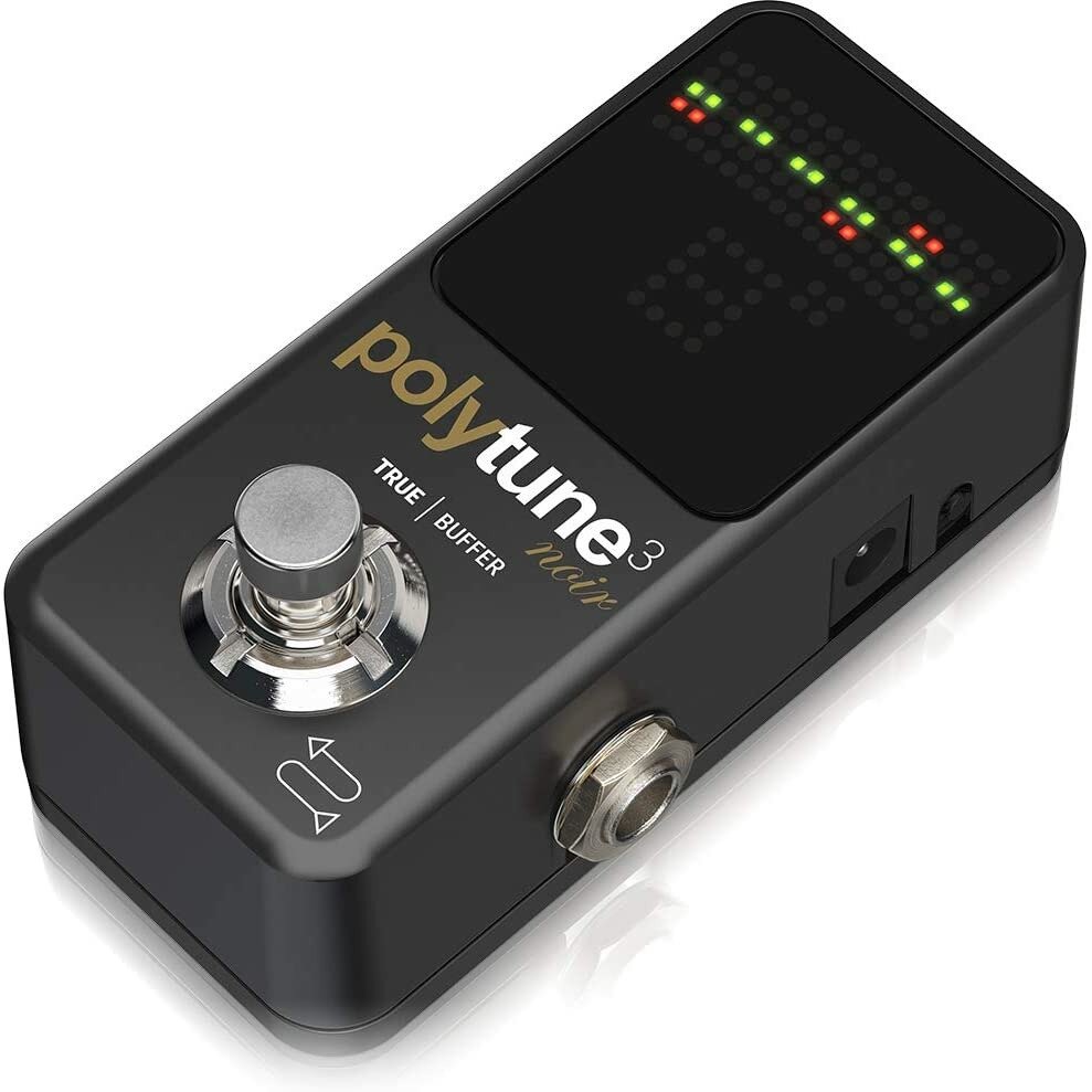 Тюнер в виде гитарной педали Tc Electronic POLYTUNE 3 NOIR