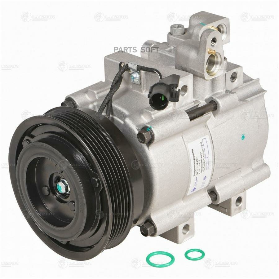 LUZAR LCAC-0828 Компрессор кондиц. для а/м Hyundai Tucson (04-)/Kia Sportage II (04-) 2.0D (тип Halla) (LCAC 0828)