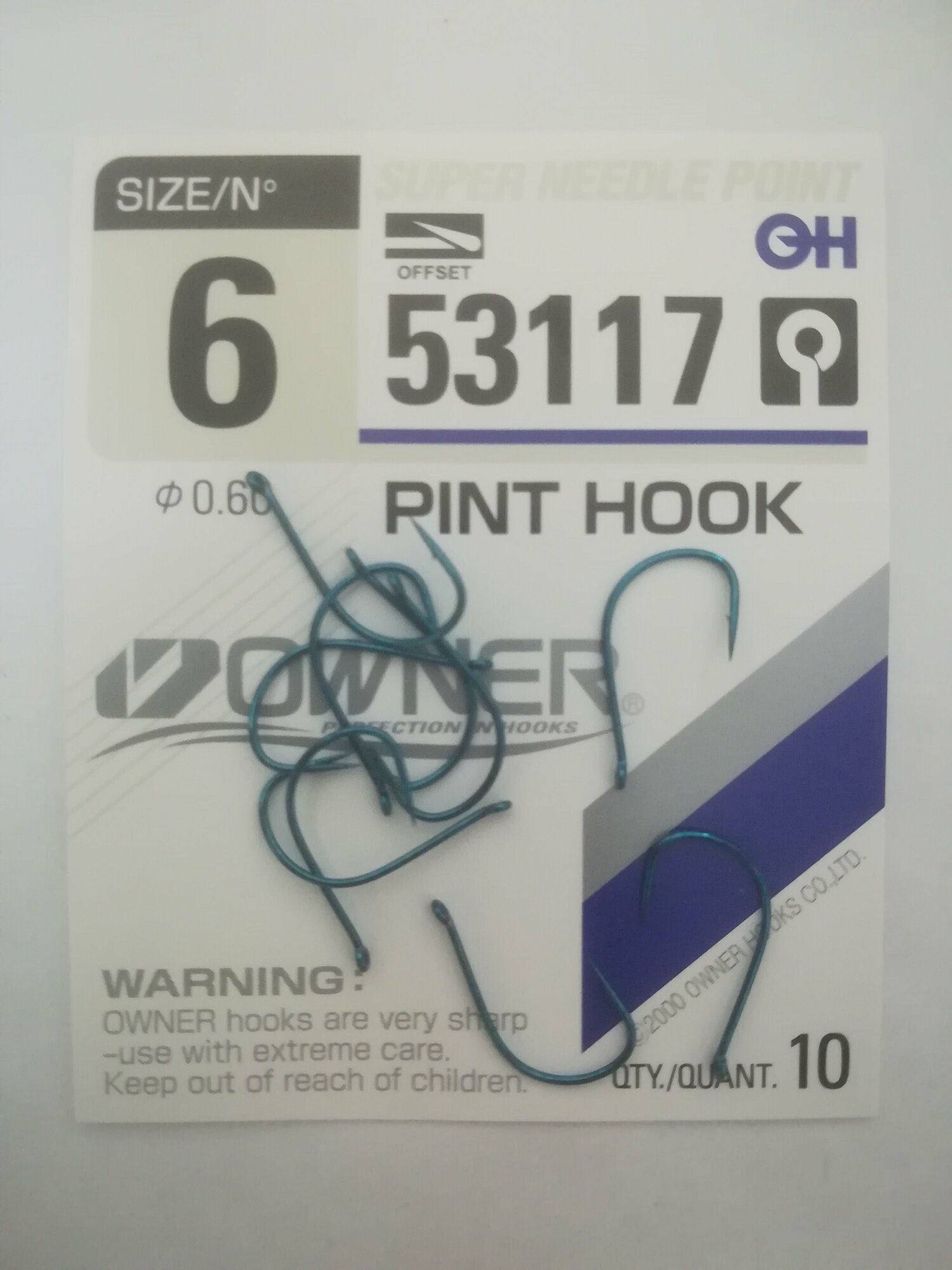 Крючок OWNER pint hook 53117 №6