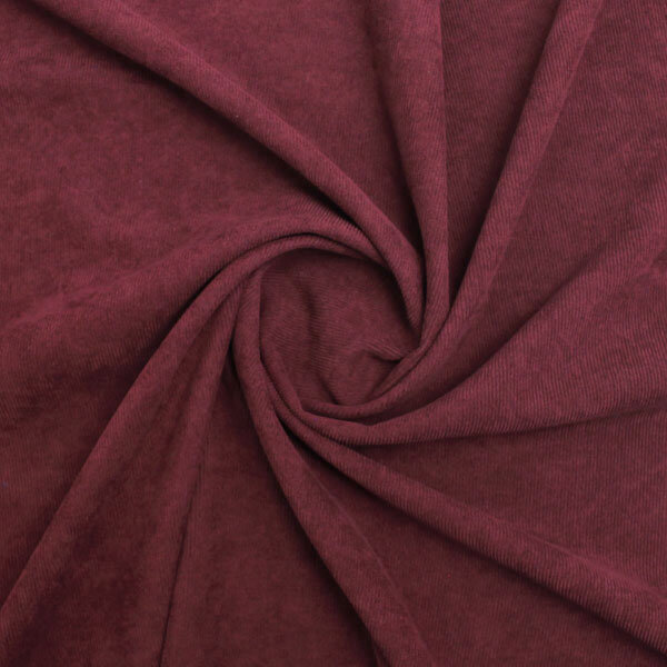 Ткань для шитья, вельвет бордовый, 100х140 см
