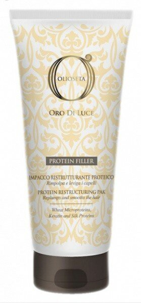 BAREX Протеиновый филлер для волос с протеинами шелка и семенем льна, 250 мл