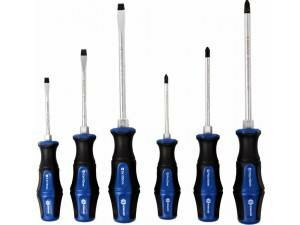 Набор отверток ударных кобальт Ultra Grip S2 6 шт