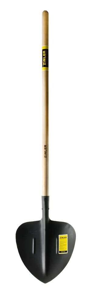 Лопата совковая ZINLER (1200 мм, щебеночная, с дер/черенком, ЛСЩЧ1)