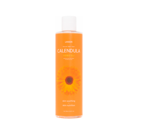 LanSkin Natural Herb Toner Calendula Успокаивающий тонер для лица с экстрактом календулы 250 мл