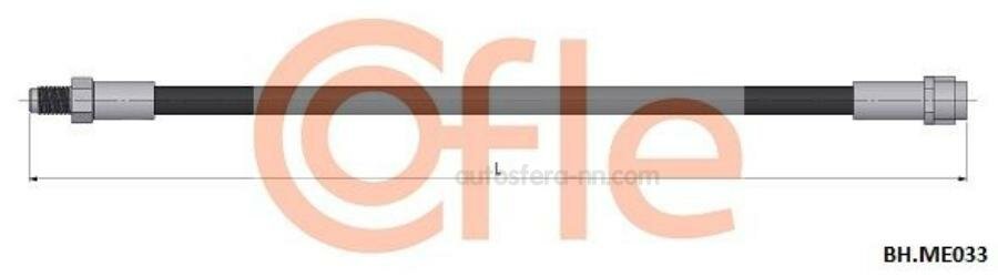 COFLE 92BHME033 шланг тормозной задний! L=325\ MB W163 2.3-5.5 98-00