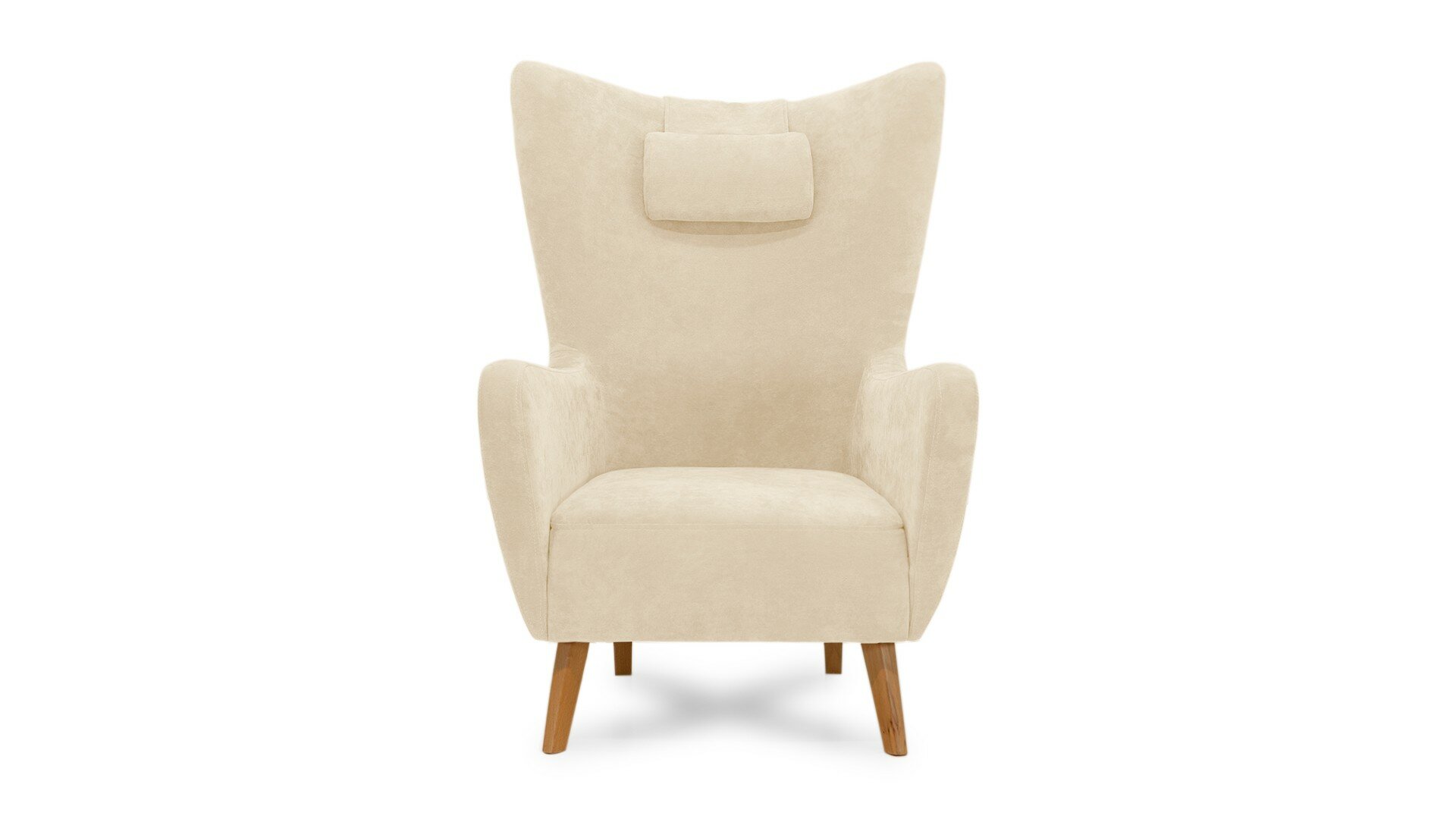 Кресло Лестер 2 Vivaldi 03 NEW 77x91x107 см, бежевый Велюр, нераскладной GOODFORM