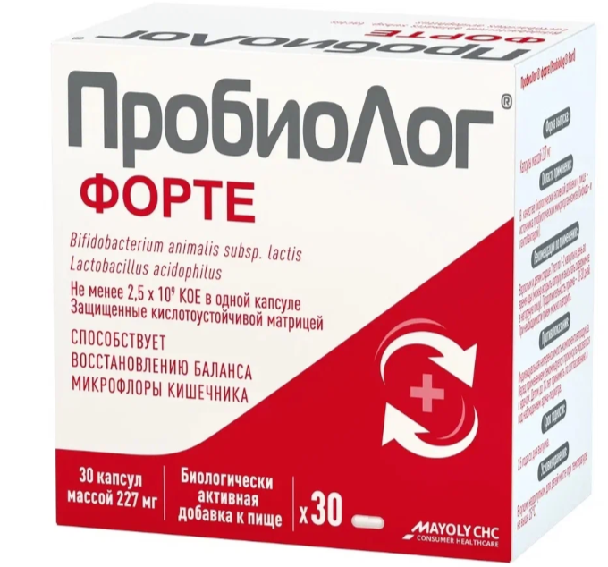 Пробиолог форте капс, 30 шт.