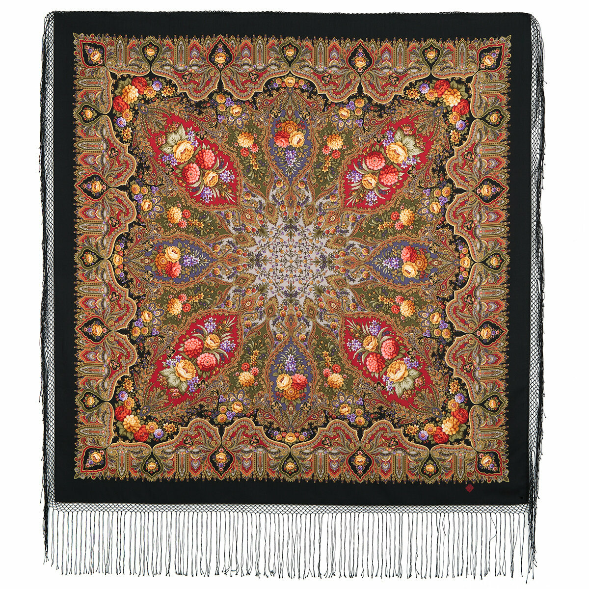 Платок Павловопосадская платочная мануфактура для женщин