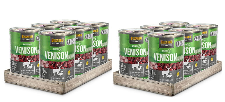 Консервы Белькандо Оленина и утка / Belcando with Venison & Duck 400 г. Набор 12 банок по 400 г.