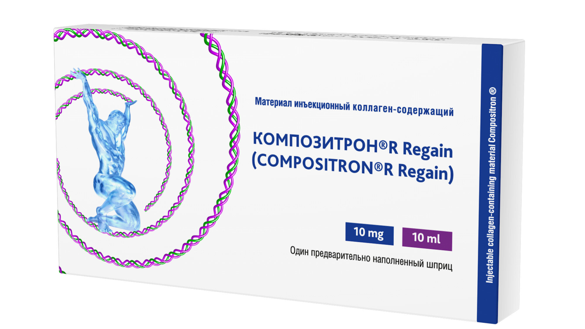 Композитрон Regain материал инъекционный коллаген-содержащий, шприц 10 мл