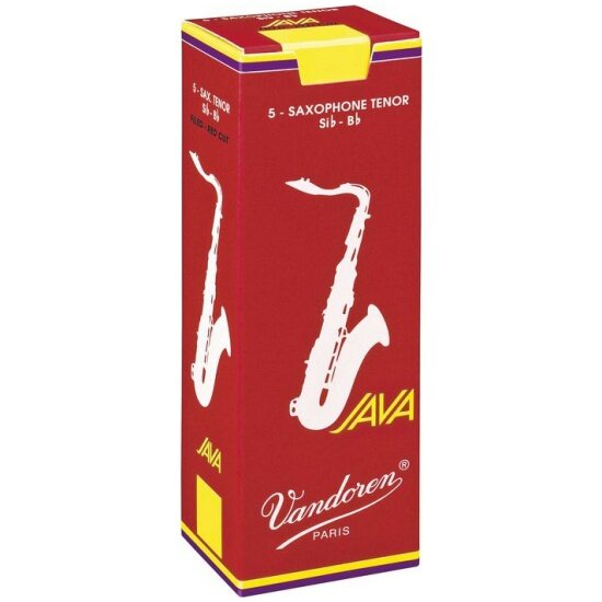 Трости для саксофона Vandoren SR2725R JAVA RED CUT Тенор №2,5 (5шт)