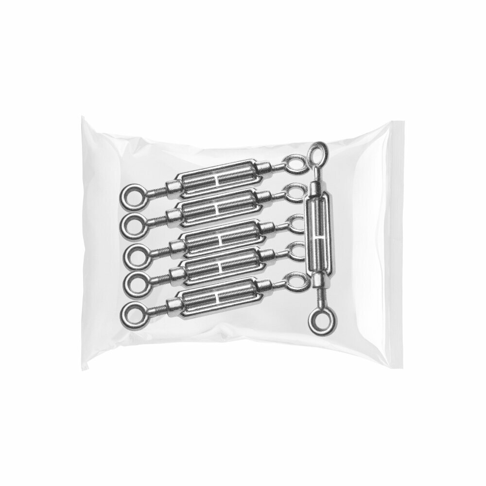 Талреп оцинкованный ЗУБР Профессионал DIN 1480, кольцо-кольцо, М10 (4-304375-10) 6 шт