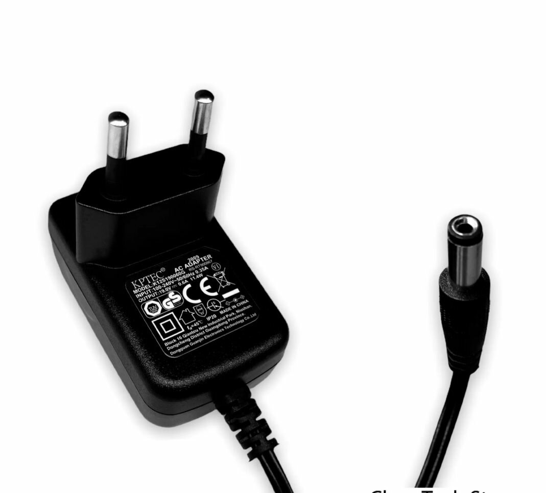 Блок питания для робота пылесоса Tefal X-plorer serie 20/40/45/50/60 19v 0.6a DC 5.5 x 2.5mm