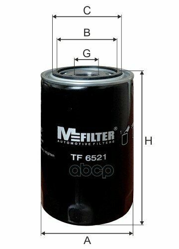 Фильтр масляный M-Filter арт. TF6521