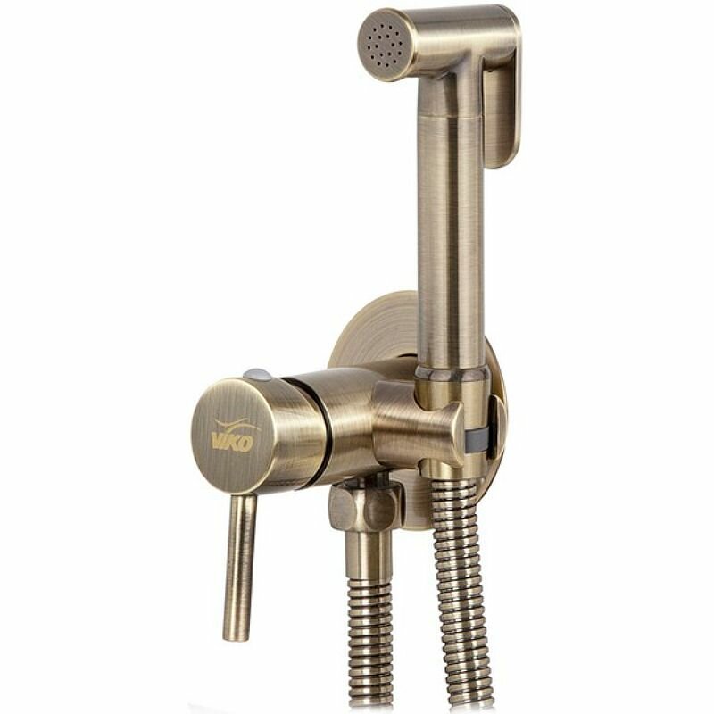 Смеситель с гигиеническим душем VIKO V-4923 25 Bronze (латунь)