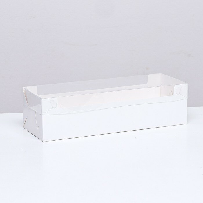 Коробка под рулет белая, 30×11×8 см