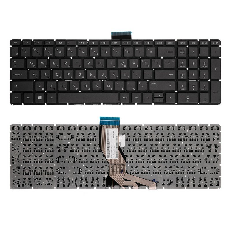 Клавиатура HP 15-bs, 15-br, 15-bw Series. Серебристый. PN: 925008-001, PK132043A00 (Новый)