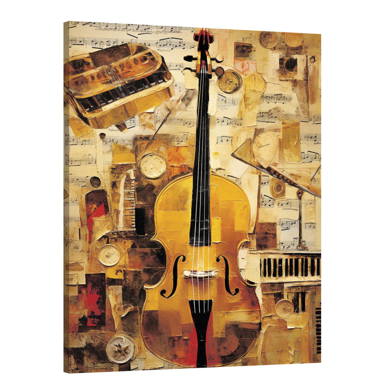 Интерьерная картина 50х70 "Скрипка"