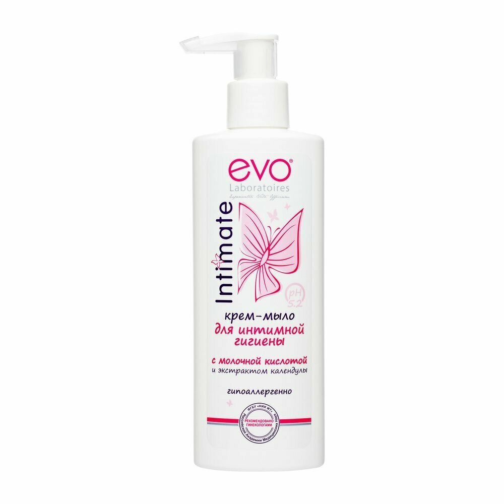 EVO Крем-мыло для интимной гигиены, 200 мл