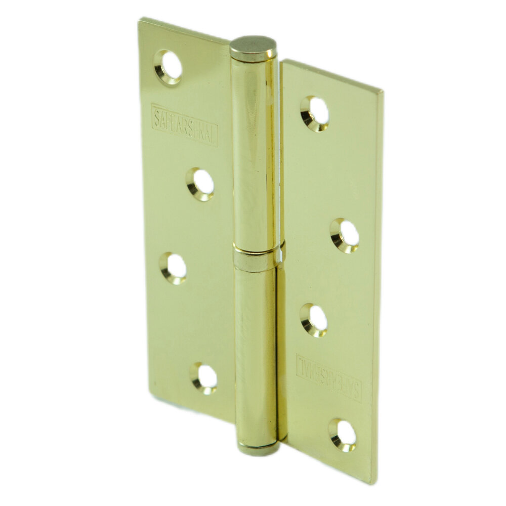 Петля врезная съемная Arsenal PB 100х70х2,5 мм золото левая