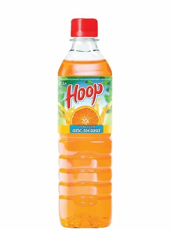 Напиток безалкогольный ароматизированный негазированный ноор со вкусом апельсина 0,5 л х 12 штук