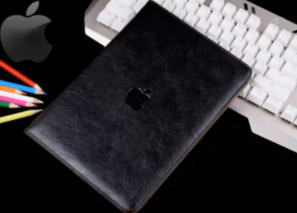 Чехол для Apple iPad 7 10.2 (2019)/ iPad 8 10.2 (2020)/ iPad 9 10.2 (2021) с визитницей из эко-кожи черный