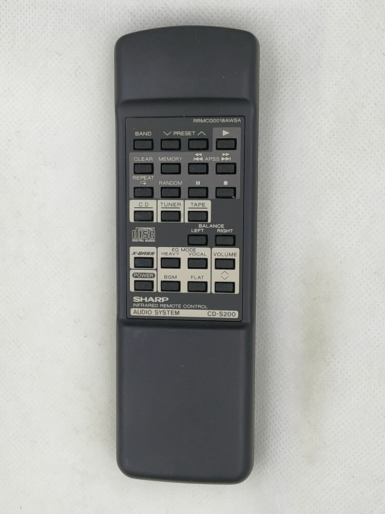 Оригинальный Пульт д-у Sharp RRMCG0018AWSA