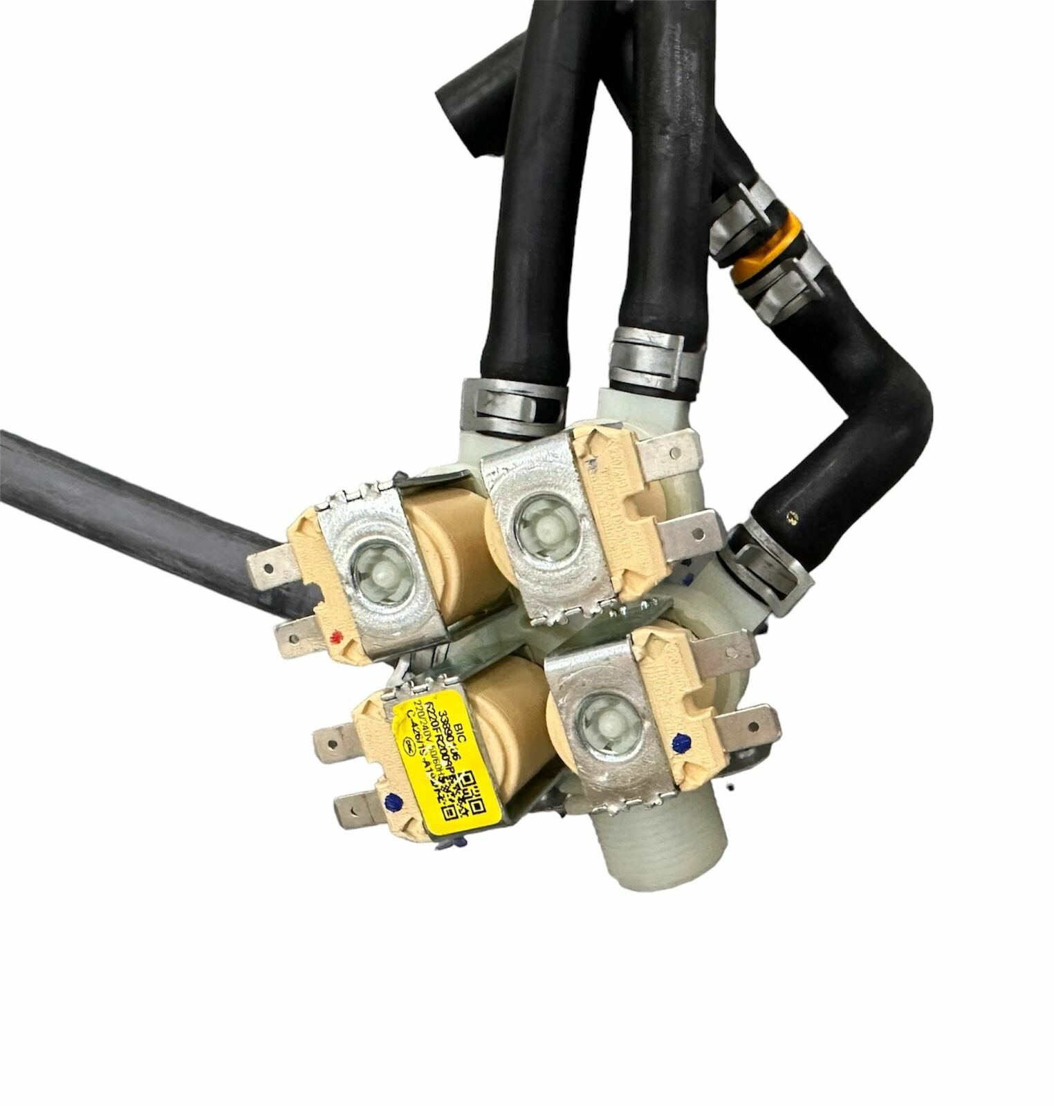 Клапан подачи воды 4-180 в сборе с датчиком давления воздуха стиральной машины LG AJU74732510/AJU74732502