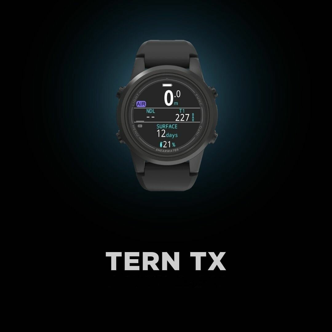 Компьютер для дайвинга ShearWater Tern TX black