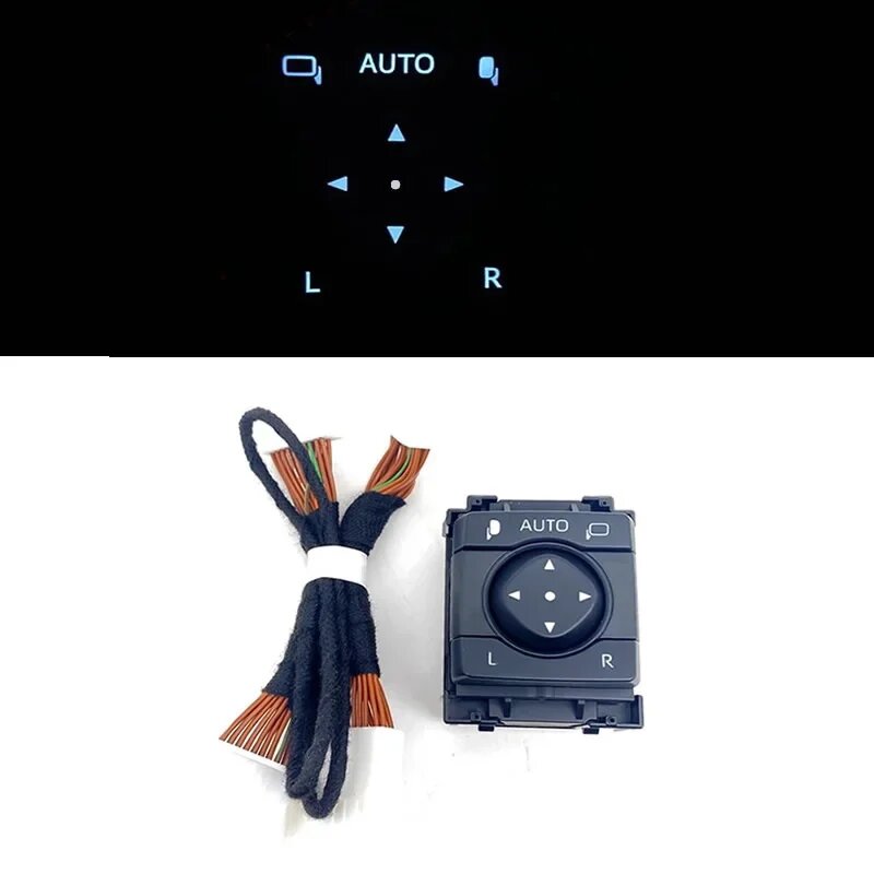 Выключатель климат-контроля Toyota Rav4 Lexus Ice blue light