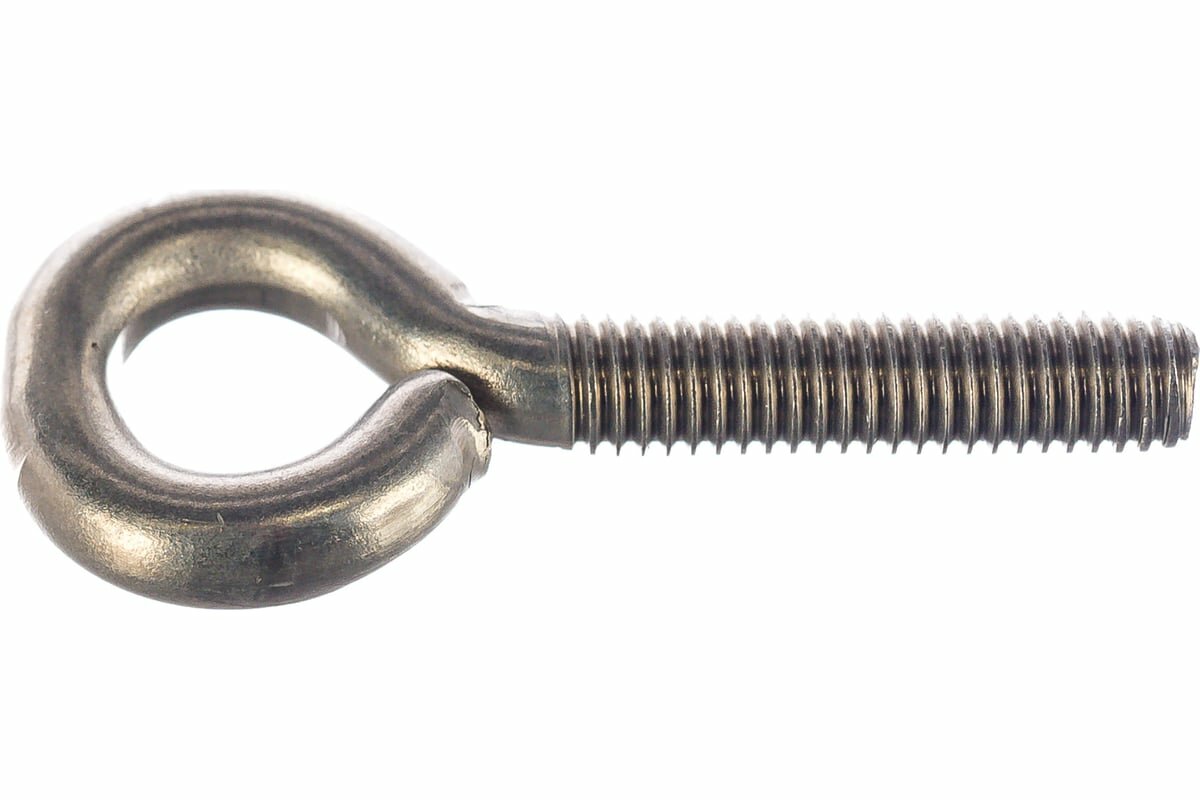 Петля-винт европартнер М5×21×8 из нержавеющей стали 2 шт G2 0569 мебельный крепеж