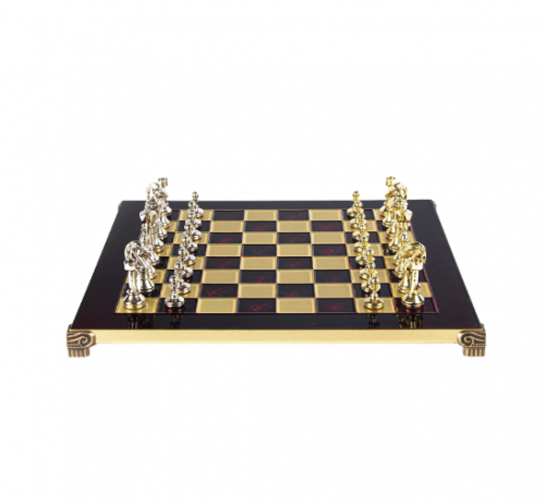 Шахматный набор Manopoulos Стаунтон, турнирные MP-S-34-36-RED