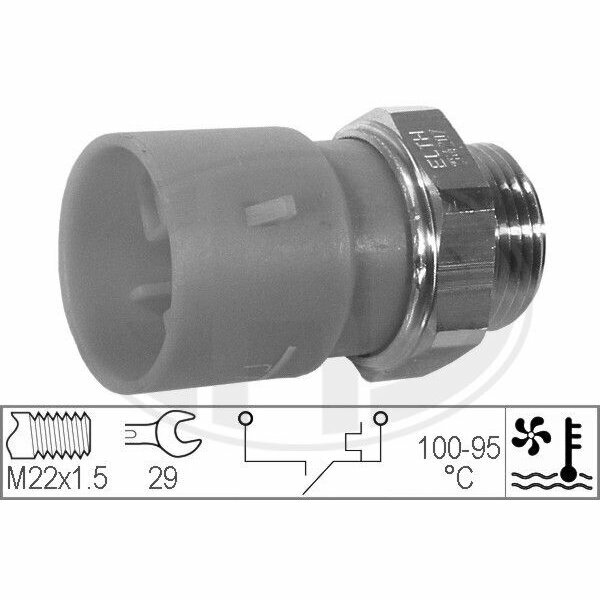 Датчик включения вентилятора для автомобиля, ERA 330301 (1 шт.)