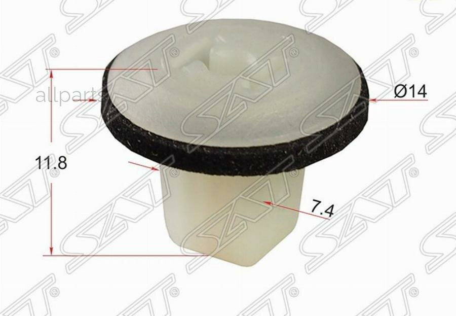 SAT ST-KJ-1008 Клипса (TOYOTA/LEXUS/HONDA (Продажа по 10шт))