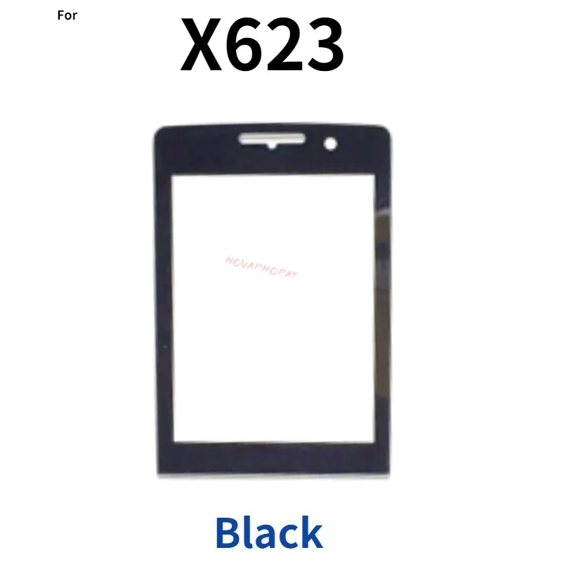 Новая Оригинальная черная стеклянная панель для Philips Xenium E570 E560 X5500 X623 стеклянный экран на замену для объектива + отслеживание