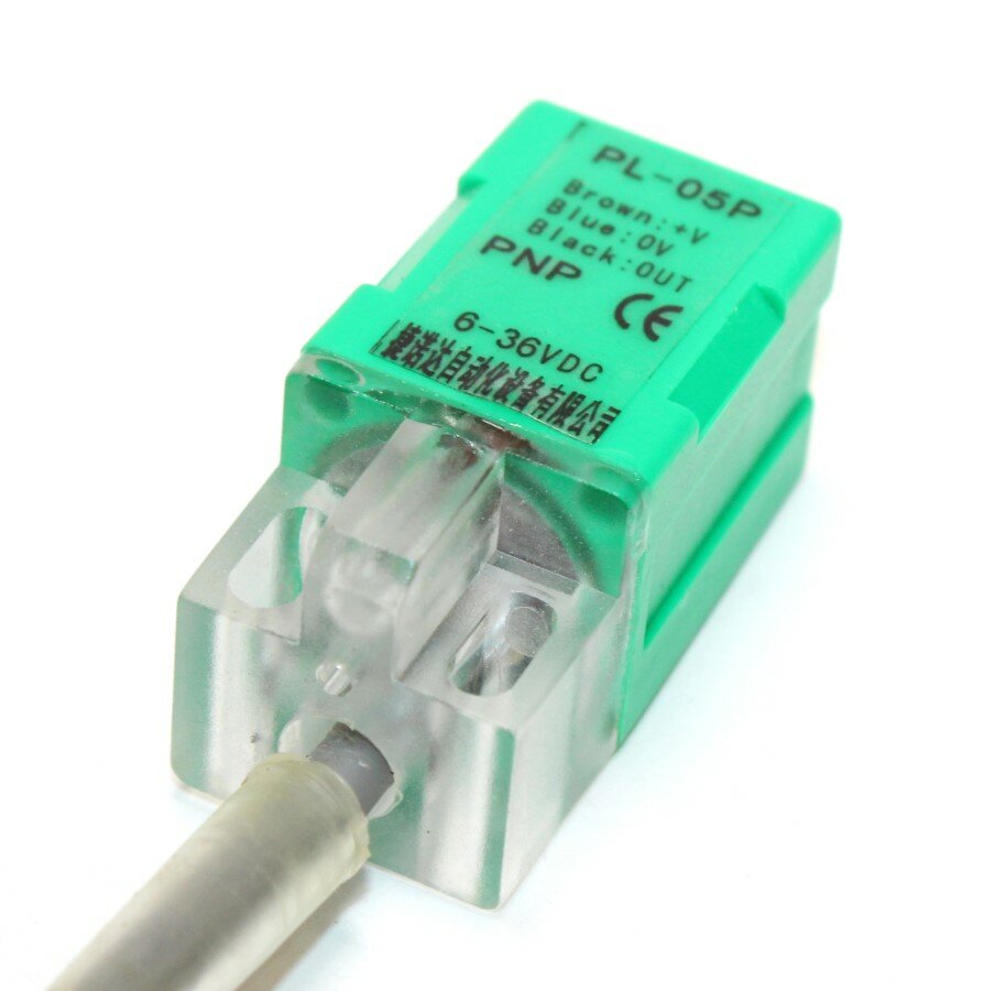 PL-05P, Индуктивный датчик приближения, (0-5 мм, PNP, NO, 6-36VDC, 300mA)