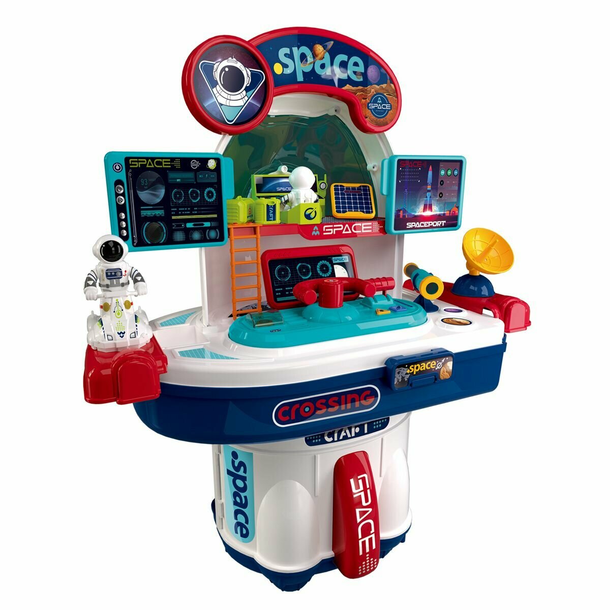 Космонавт игровой набор Pituso "Авиация", космический корабль со светом и звуком, цвет мульти