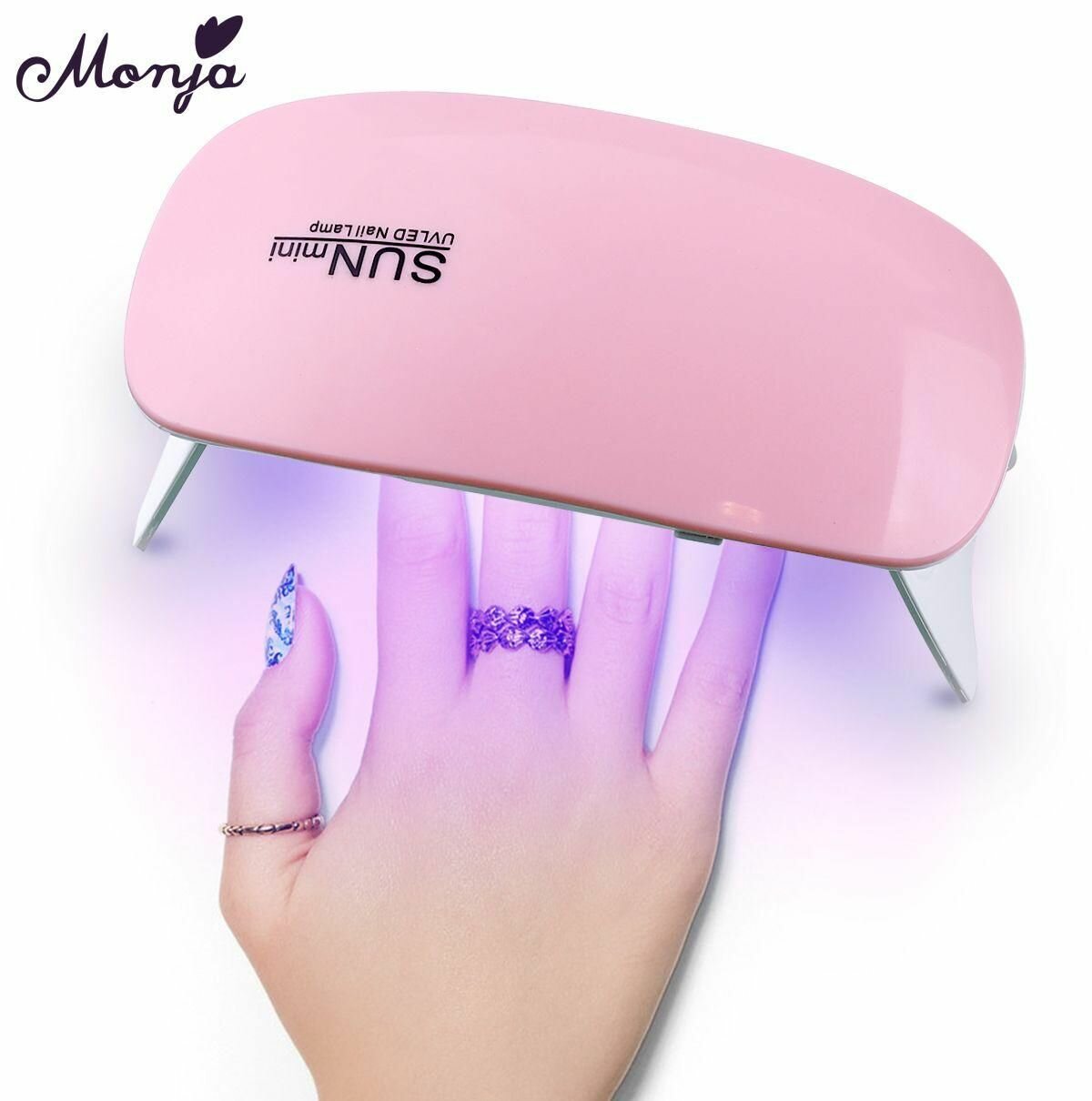 Мини - лампочка для ногтей, Лампа для сушки маникюра и педикюра 6 Вт белая