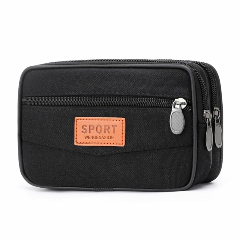 Водонепроницаемый чехол для мобильного телефона на молнии-черный