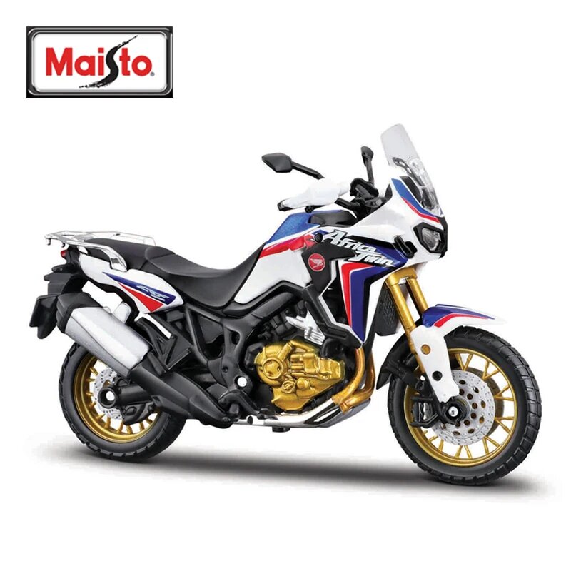 Maisto 1:18 Honda Africa Twin DCT металлическая модель мотоцикла 14+ White