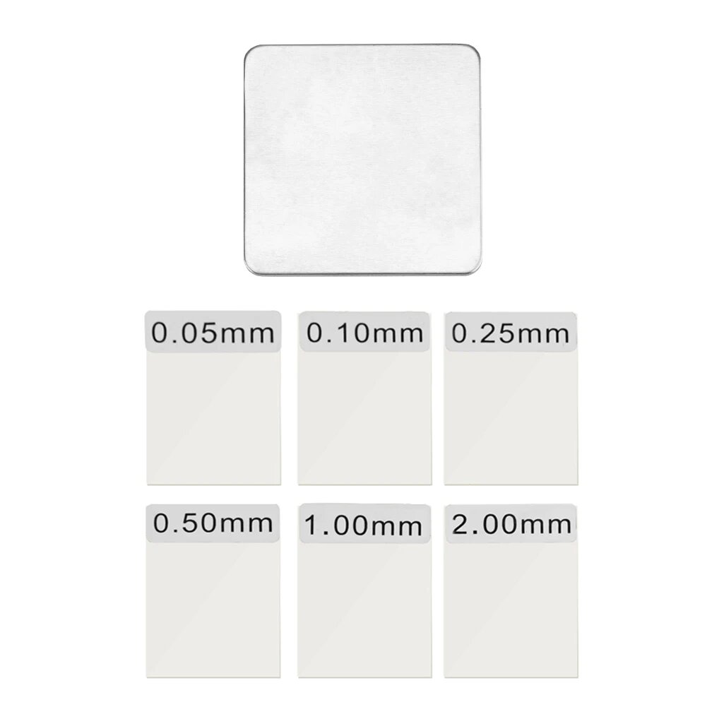 Набор калибровочных пластин MOJOYCE для толщиномера покрытия GM200 Single Aluminum