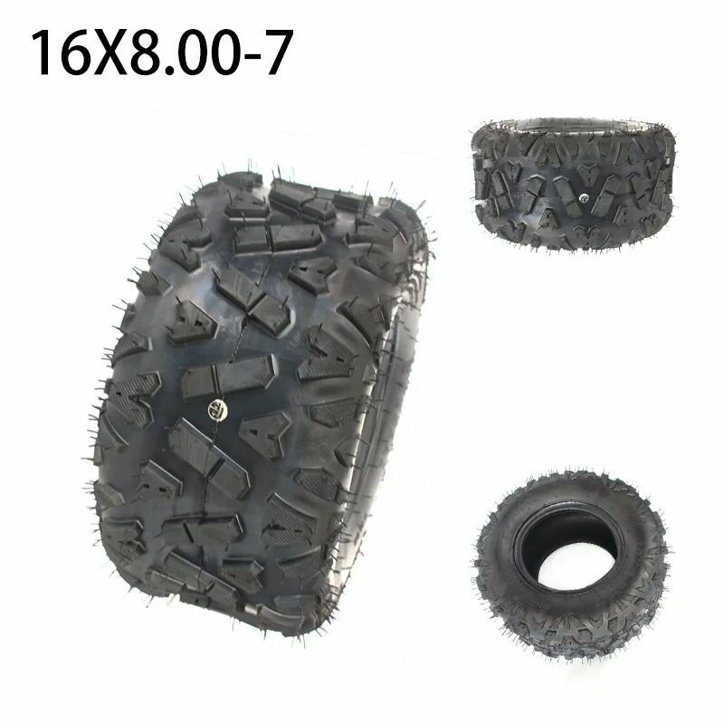 Бескамерная Покрышка 16X8.00-7 для ATV 50CC 90CC 70CC 110CC 125CC
