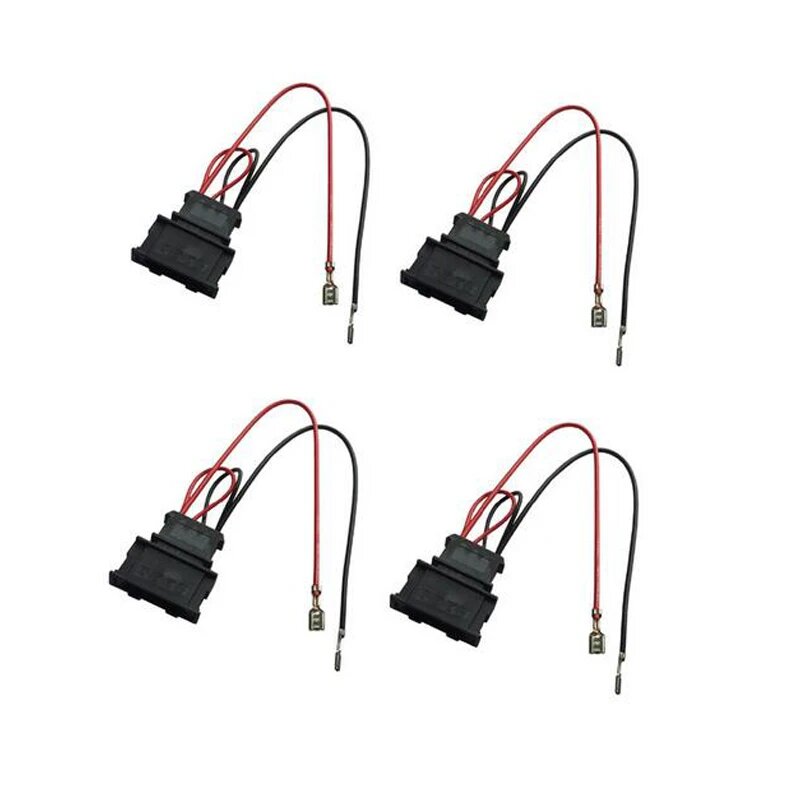 Переходник для Фольксваген, VW, Passat, гольф, сиденье для Polo, радио, стерео, CD-проигрыватель, динамик, жгут проводов 2 pairs