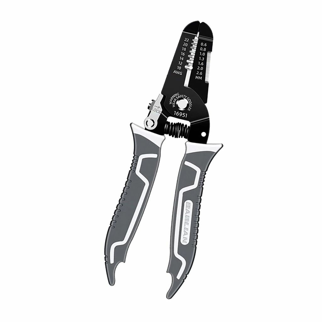 Инструмент для зачистки проводов, щипцы зачистки, обжимные клещи, многофункциональные кольца, электрика, инструмент кабелей -Открытие около 35 мм